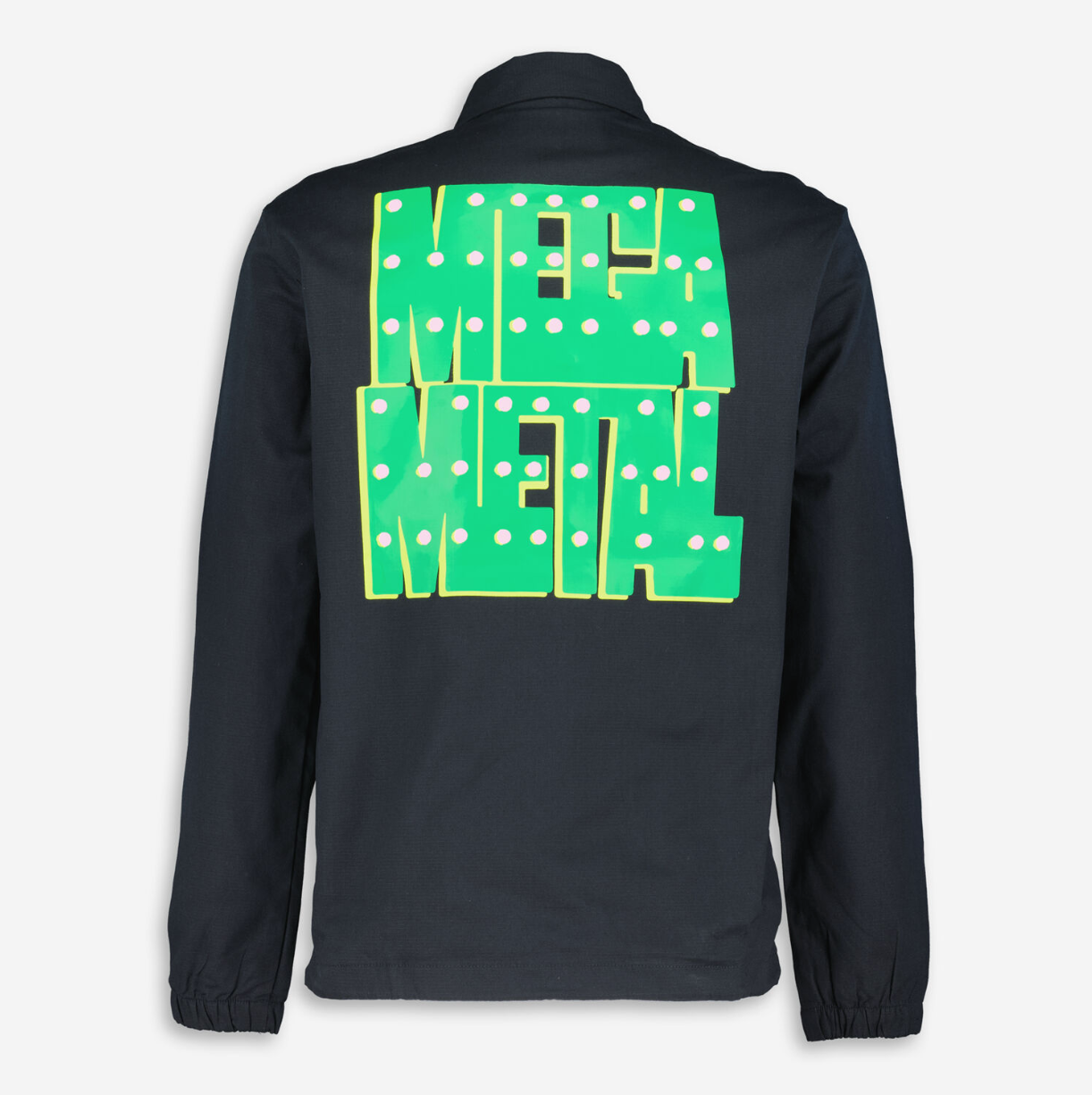 KERRANG! MEGA METAL COACH JACKET - BLACK – KERRANG! STORE